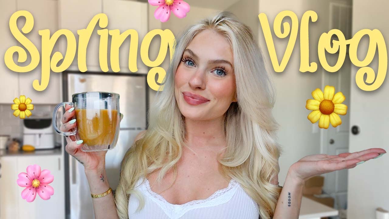 A PRODUCTIVE SPRING VLOG! *barre, spring cleaning, shopping* - YouTube