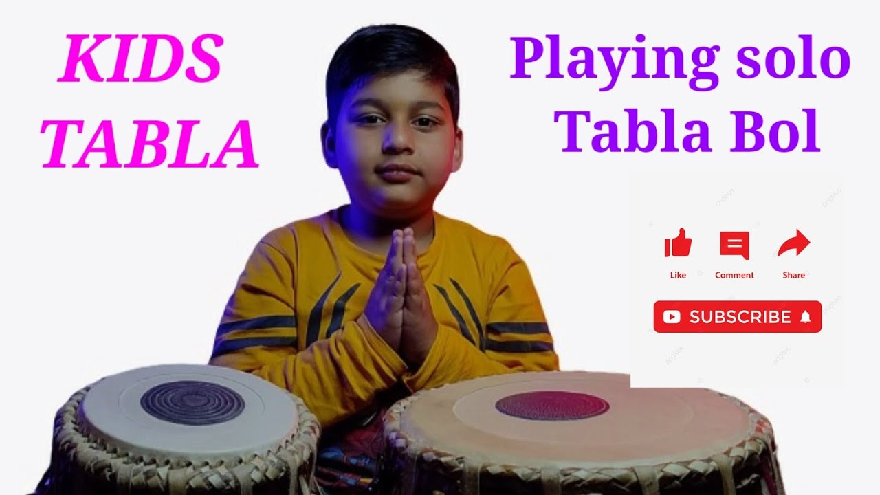 The Kids Tabla Playing with his sir |Tabla bol by "Kids Tabla " - YouTube