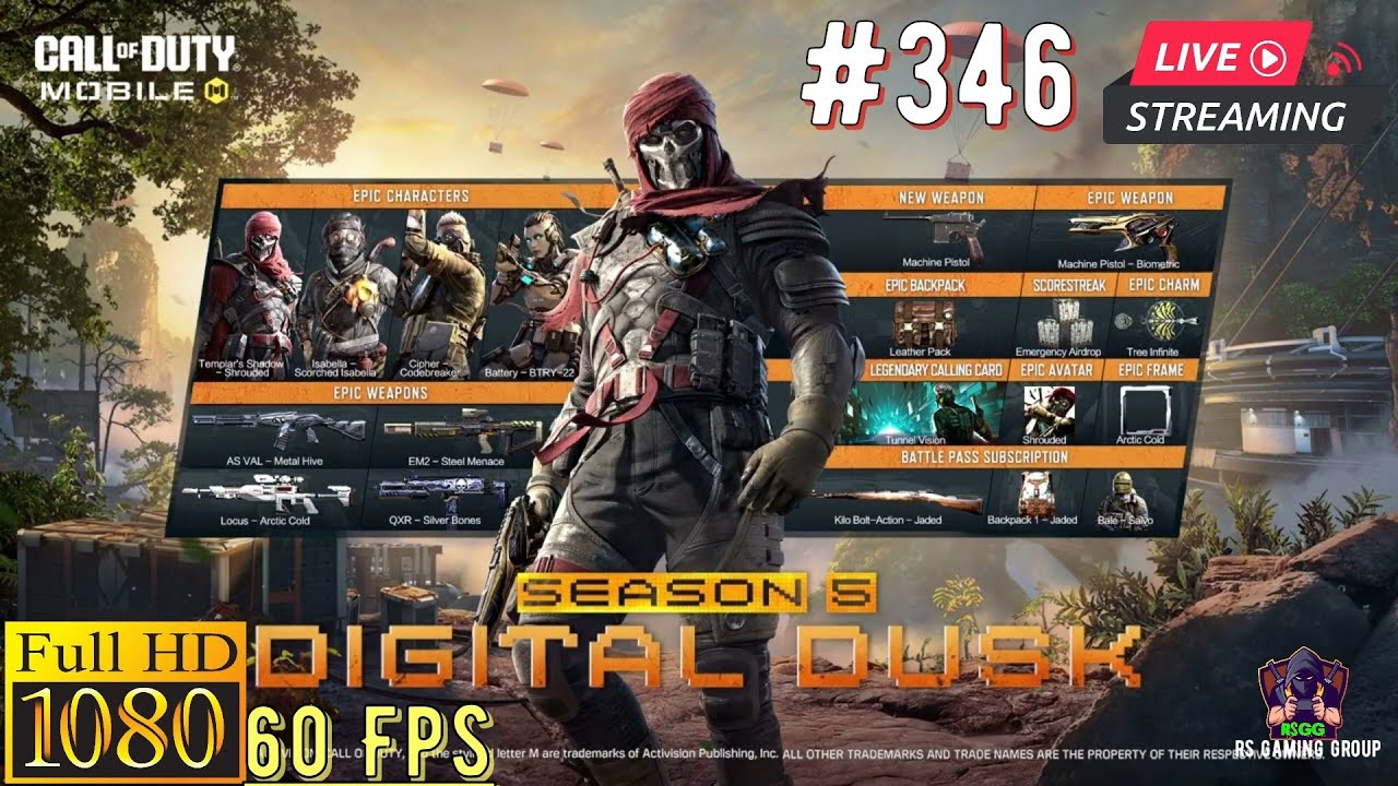 #CODM is live! Camper Noob Vs Pro Players #346 | Season 5: Digital Dusk ...