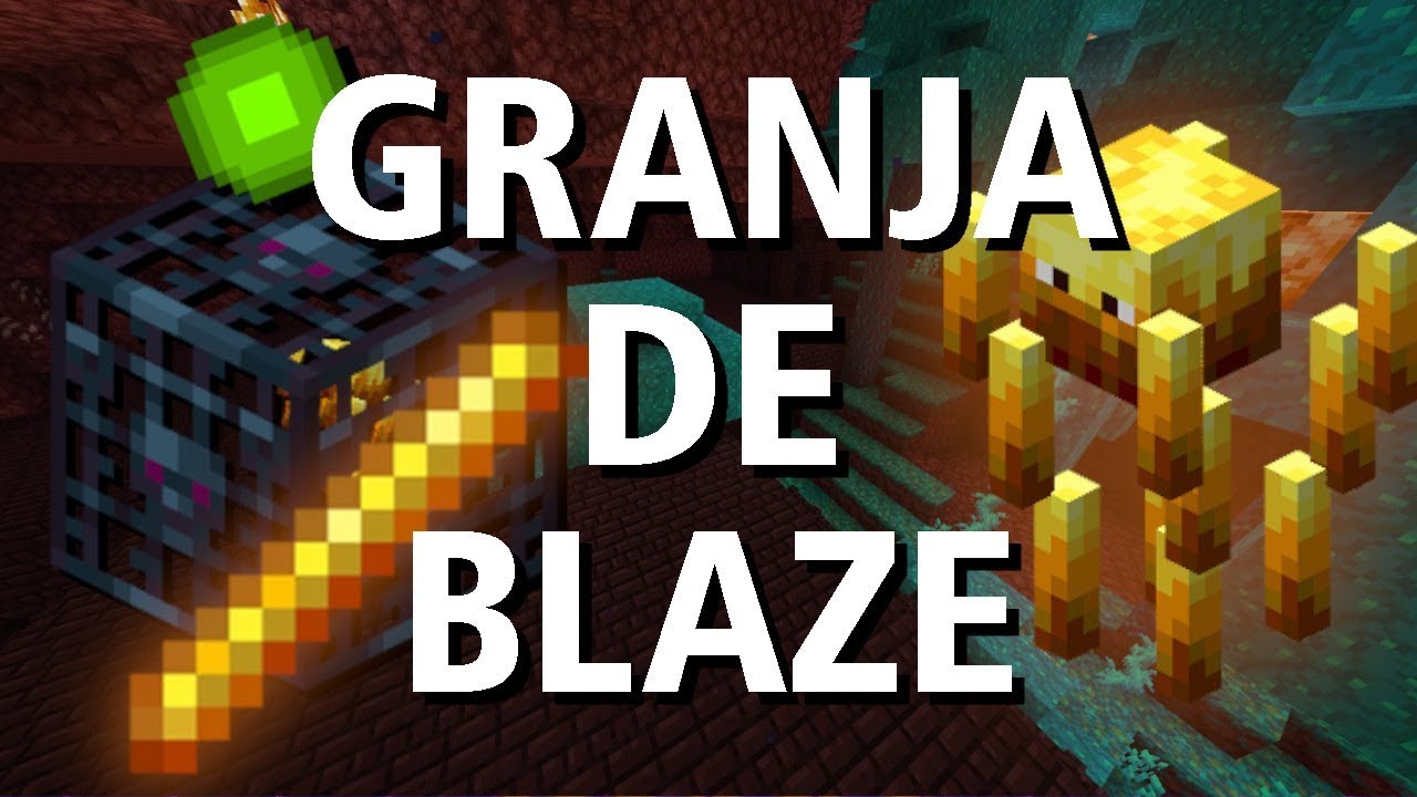 COMO HACER una GRANJA de BLAZE Y EXPERIENCIA (fácil) | Minecraft java ...