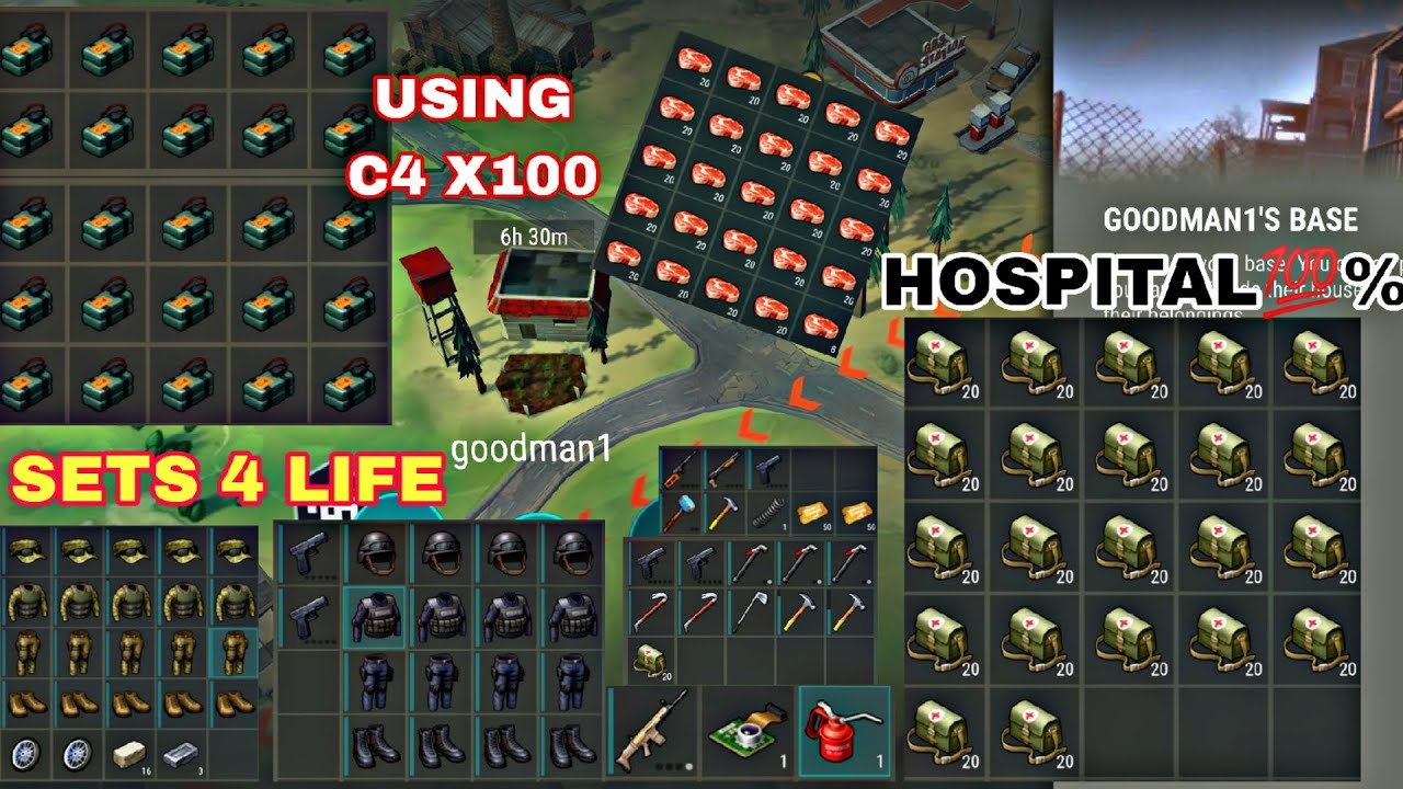 LDOE RAID GOODMAN1 BEST FULL RAID BREAK ALL CHESTS (last day on earth ...