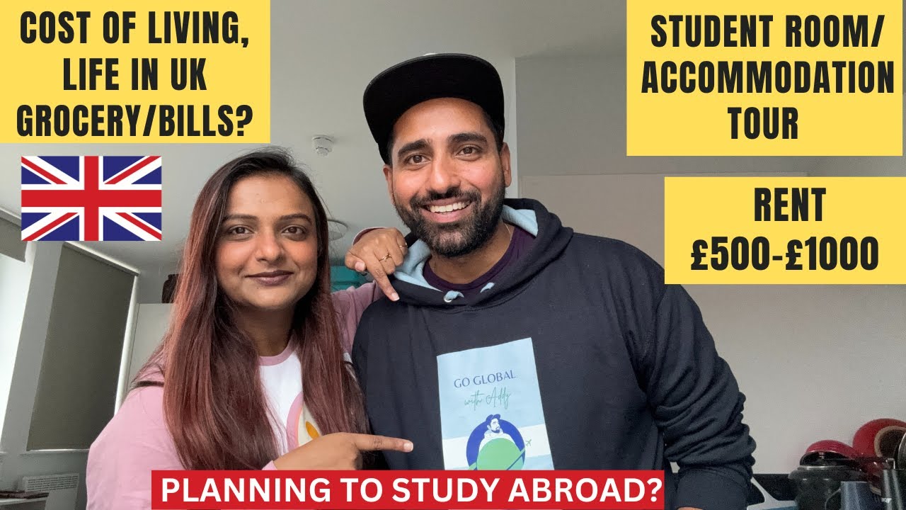 Student Life in UK 2024 | Student Accommodation/Room Tour | Cost of ...