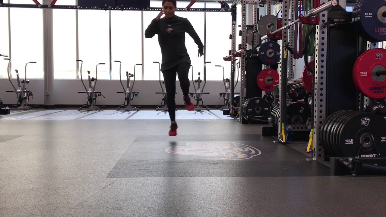 Single Leg Lateral Hops - YouTube