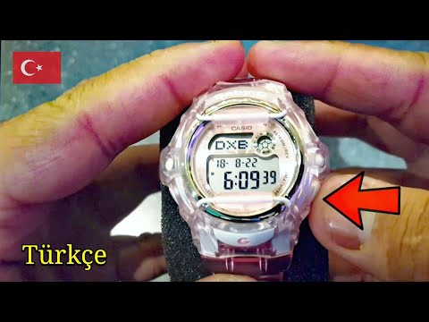 Casio Baby-G saati nasıl ayarlanır | Baby-G Saat Ayarlama (Türkçe)