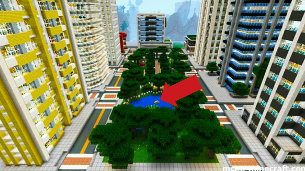Minecraft pe : Divulgação da cidade AdJ. - YouTube