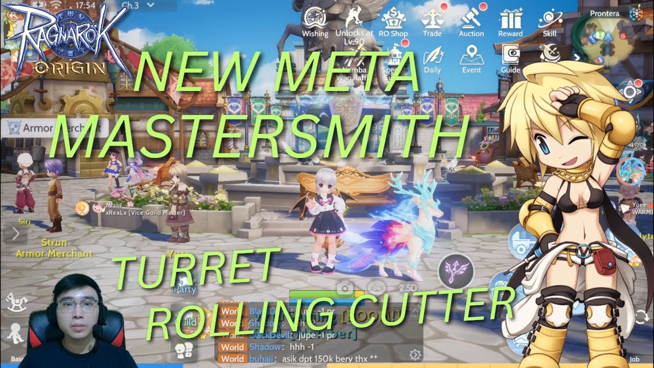 TURRET / ROLLING CUTTER BUILD JADI META BARU DI MASTERSMITH? - Ragnarok ...