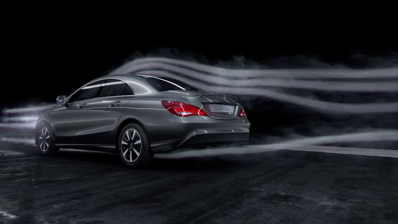 Mercedes-Benz CLA, aérodynamique (animation) - YouTube