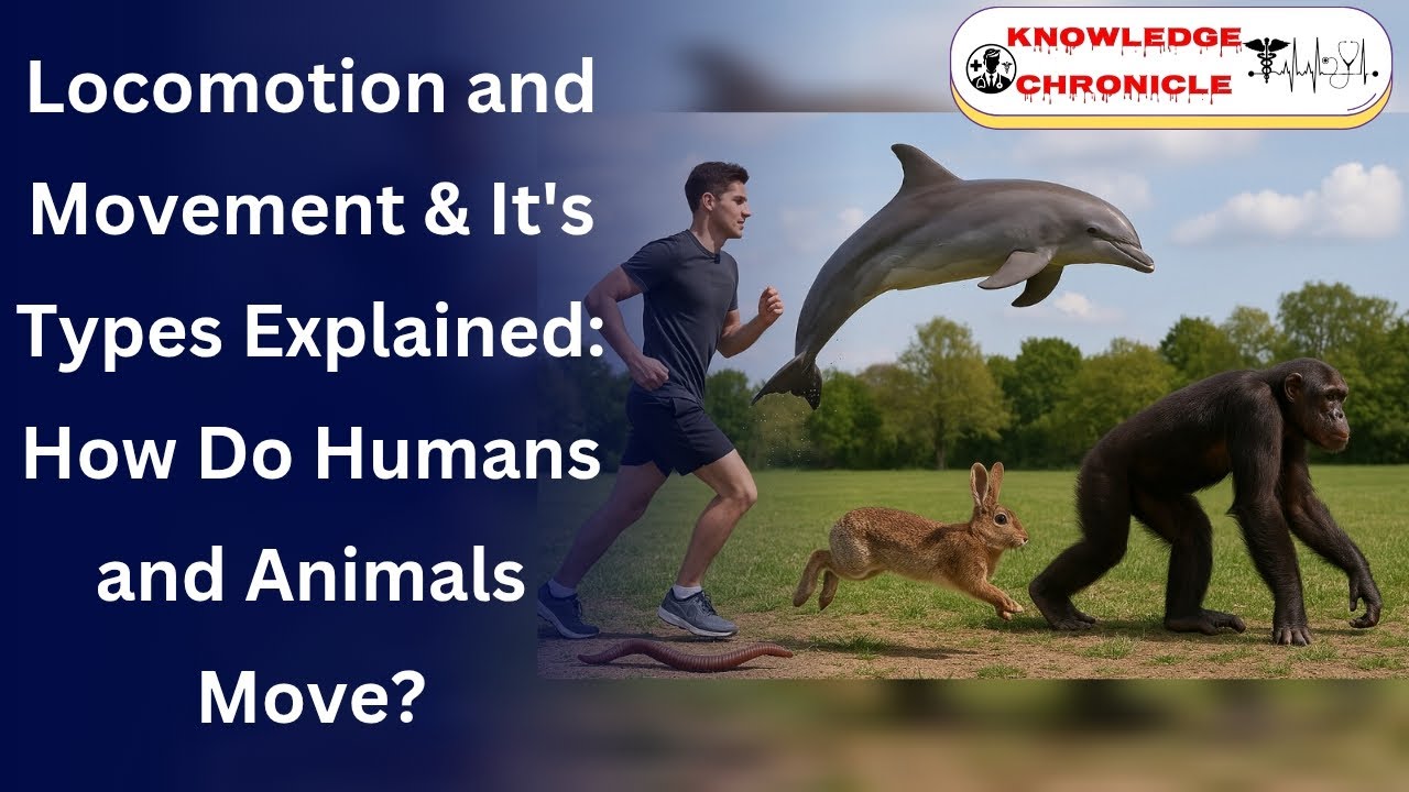 Locomotion and Movement in Humans Explained | Types, Examples. #biology ...