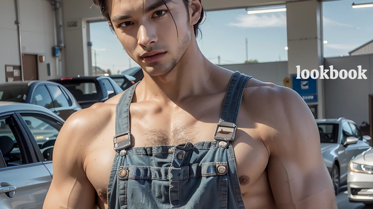 [AI 4K Lookbook]자동차 수리공 | 汽车修理工 | automobile repairman | 汽车修理工 AI Art and k-pop model - YouTube