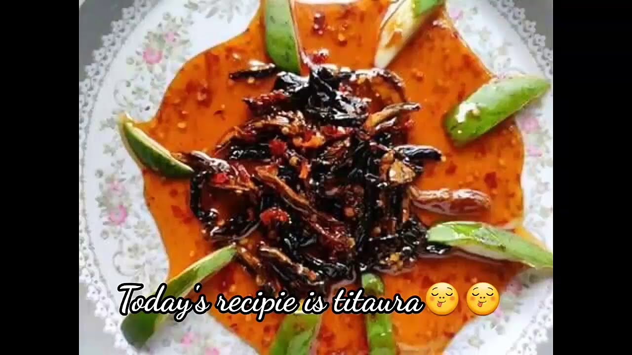 How to make Nepali Titaura/homemade titaura/dried mango titaura/paun😍 ...