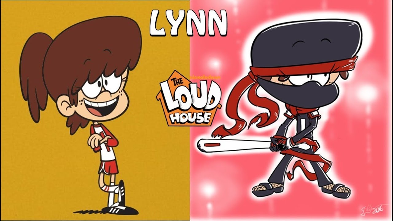 Se Le A casa dei Loud Erano Personaggi Ninja | SERIE TV NICKELODEON ...