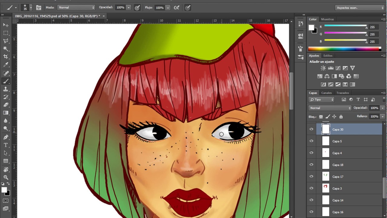 SPEED PAINTING PHOTOSHOP | PRIMER VIDEO | FULL HD - YouTube