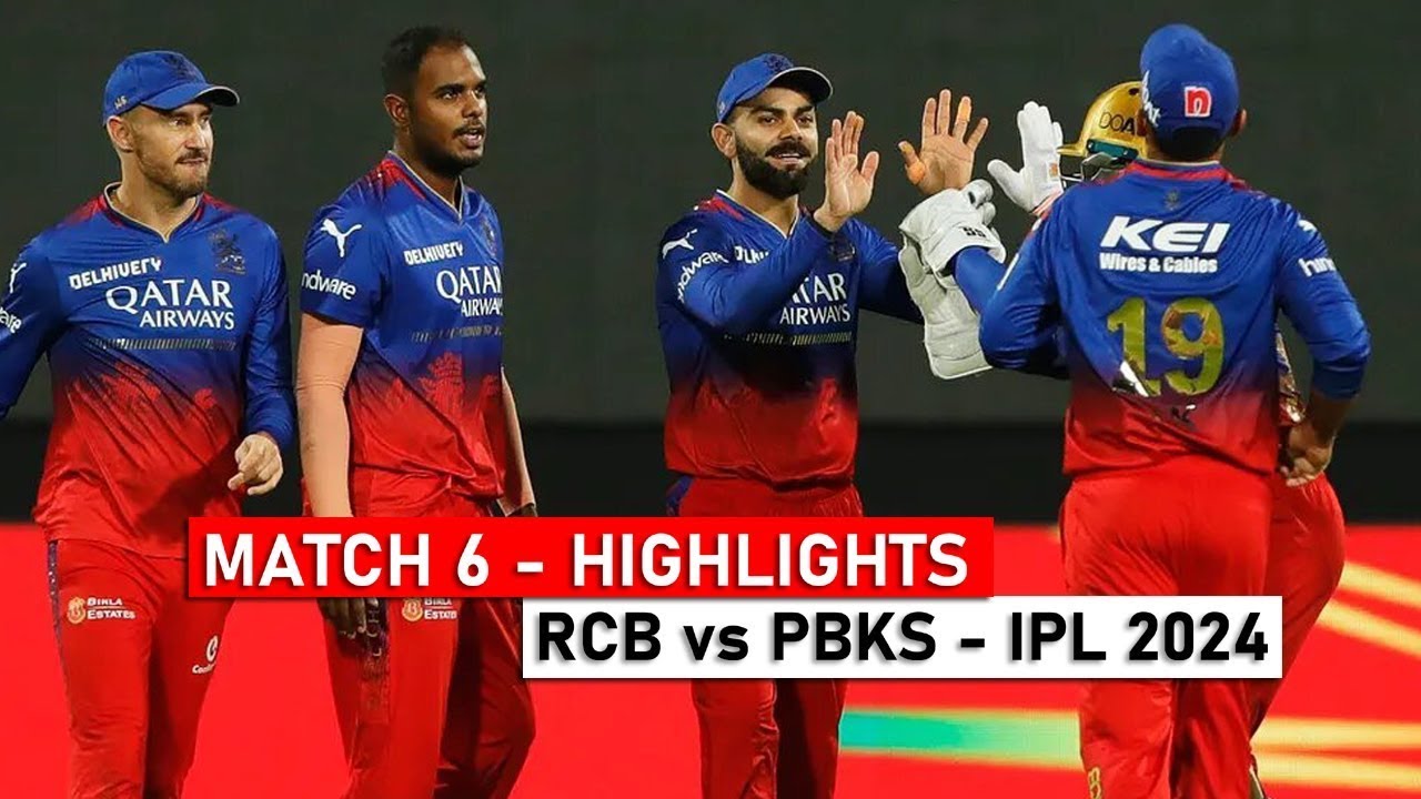 IPL 6th Match Highlights - Royal Challengers Bengaluru vs Punjab Kings ...