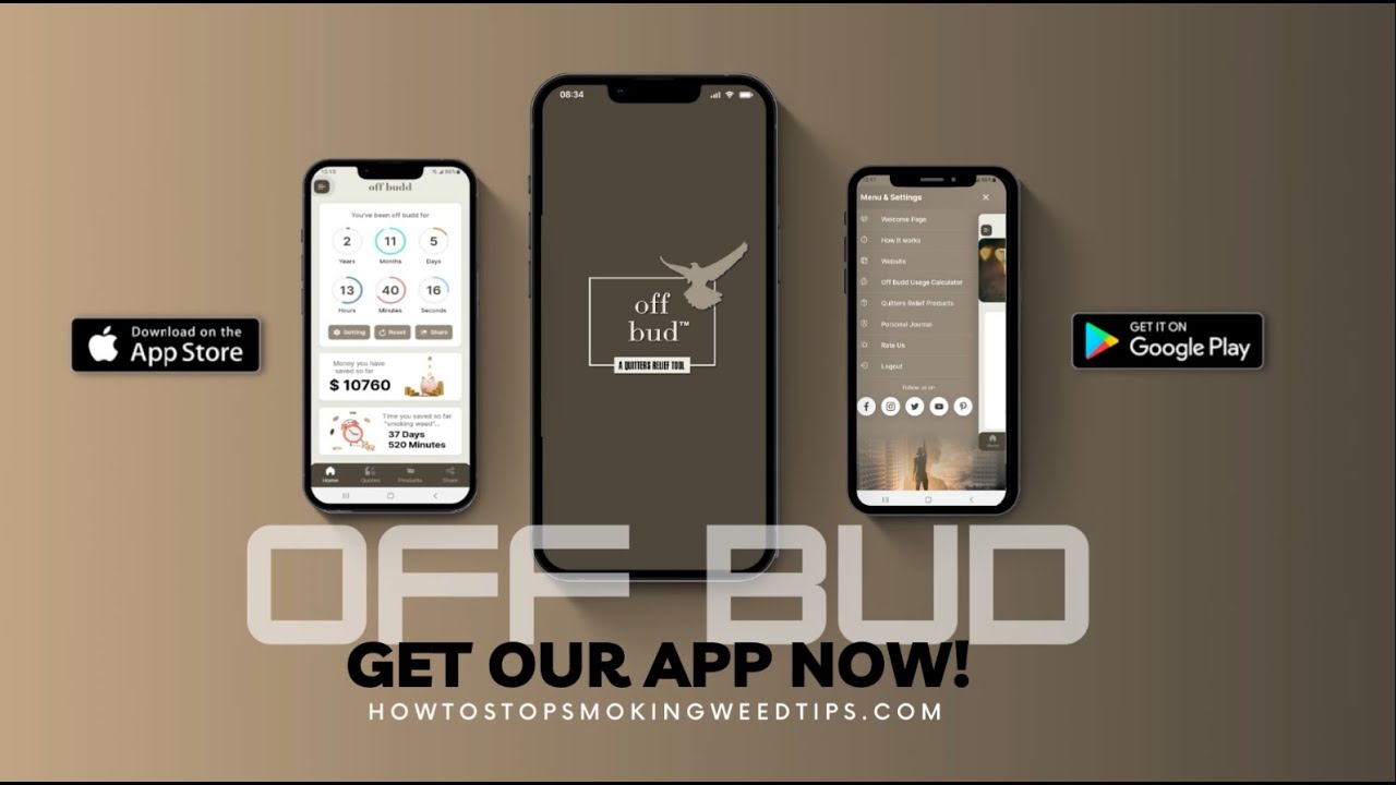 Off Bud, The Weed Quitting App - Google Play and Apple App Store - YouTube