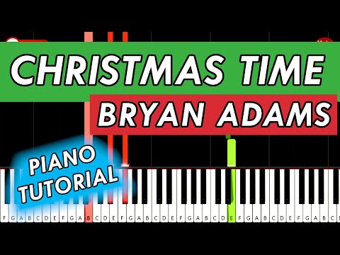 Bryan Adams - Christmas Time 🎄🎹 Piano EASY Tutorial
