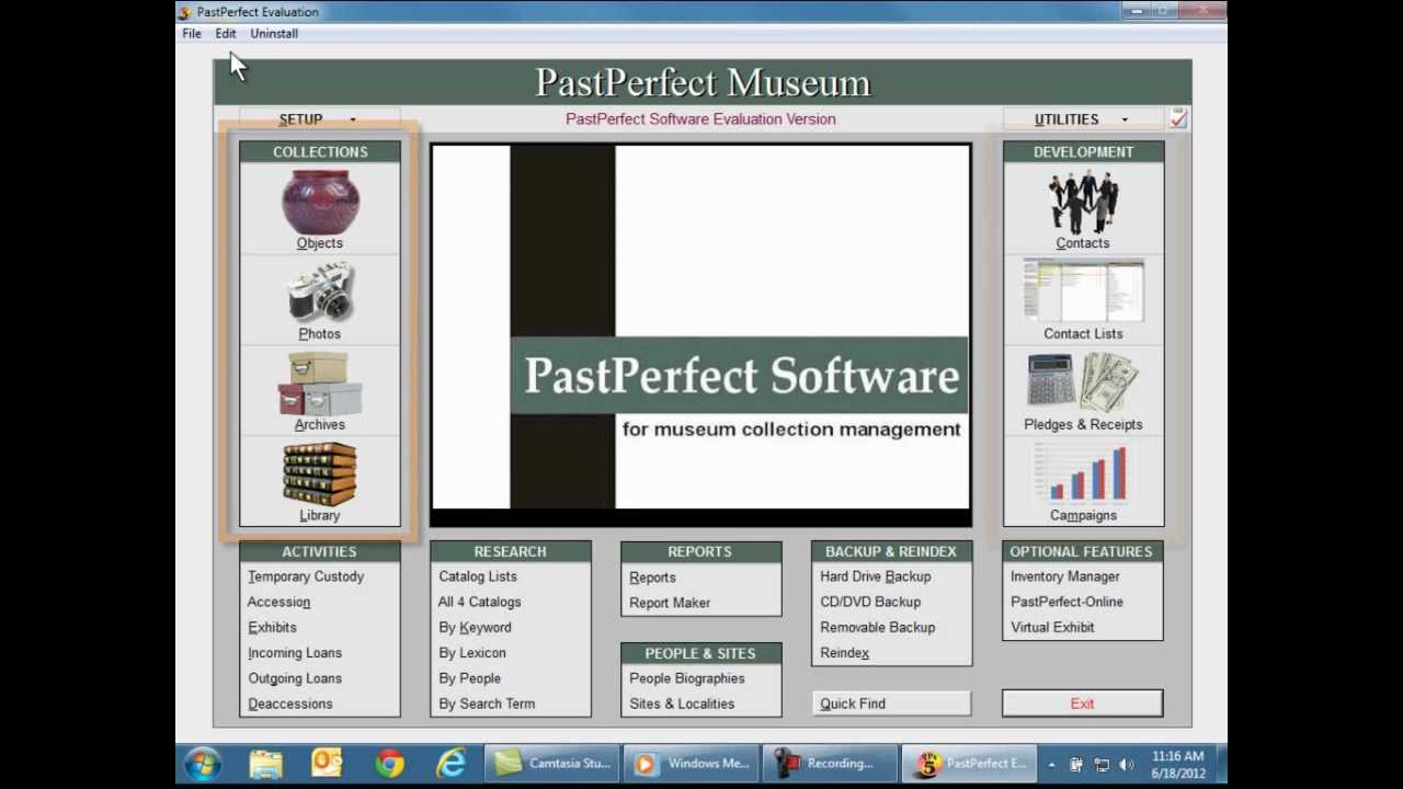 Navigating PastPerfect - YouTube