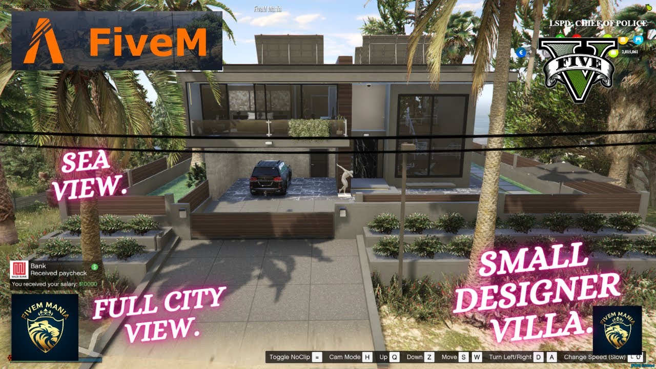 FiveM #mlos : Exploring Small Designer Villa, Villa MLO, Mansions ...