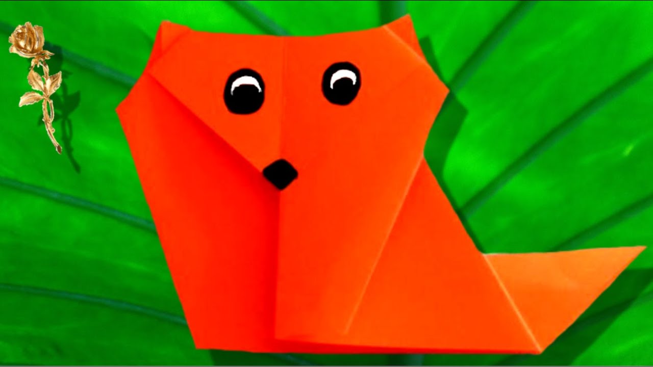 Origami facile : 🦊 Renard 🦊 - YouTube