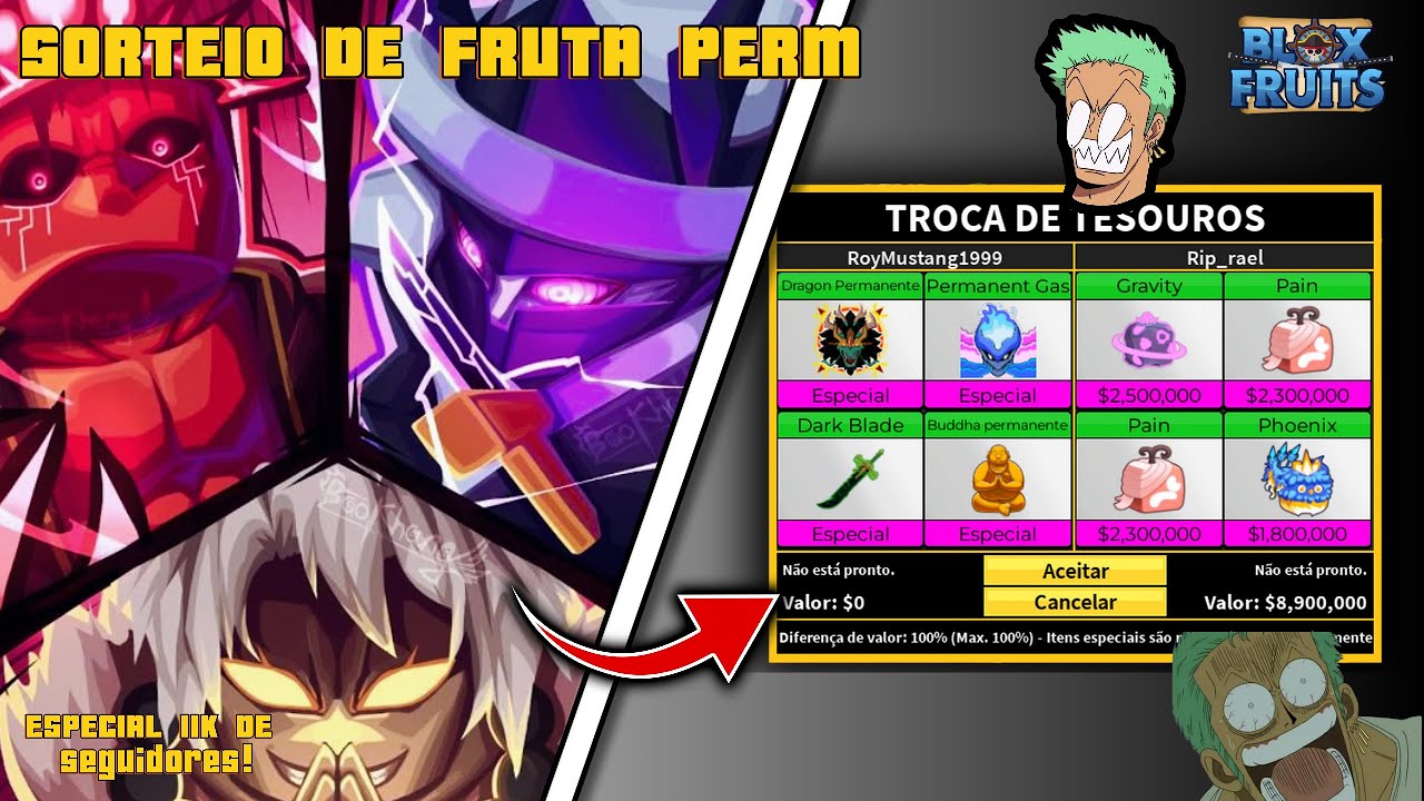 🔴 LIVE - BLOX FRUITS! FALTA 100 LIKES PRO SORTEIO🎁 + SORTEIO DE ...