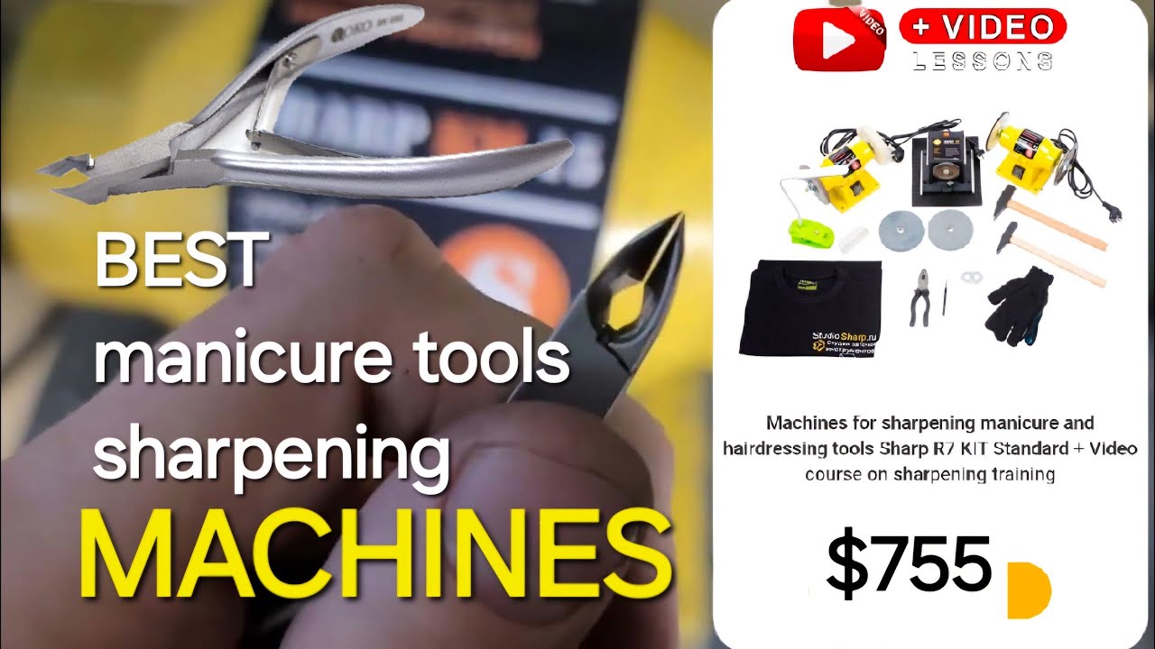 Manicure tools sharpening machines | Cuticle nippers sharpening ...