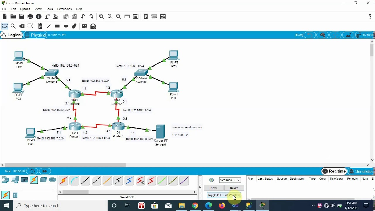 Static routing dan Dinamic routing dengan dns server - YouTube