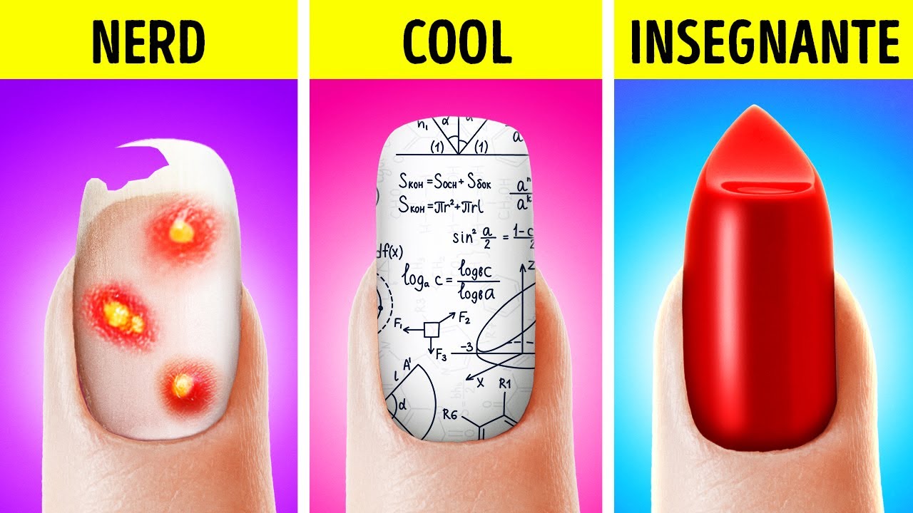 NERD VS COOL VS INSEGNANTE || Essere COOL a Scuola! Life ...