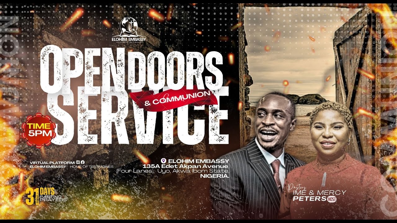 FRIDAY OPEN DOORS SERVICE - YouTube