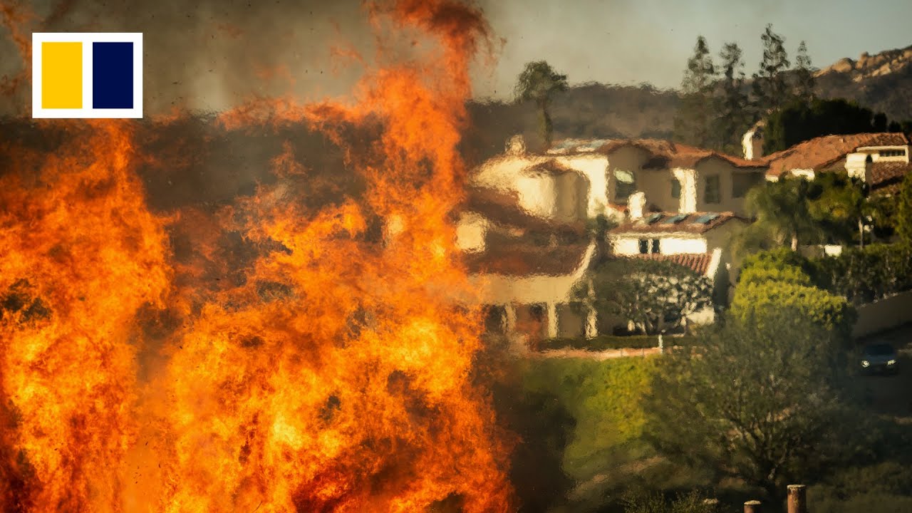 WATCH LIVE: Raging Los Angeles wildfire engulfs Pacific Palisades - YouTube