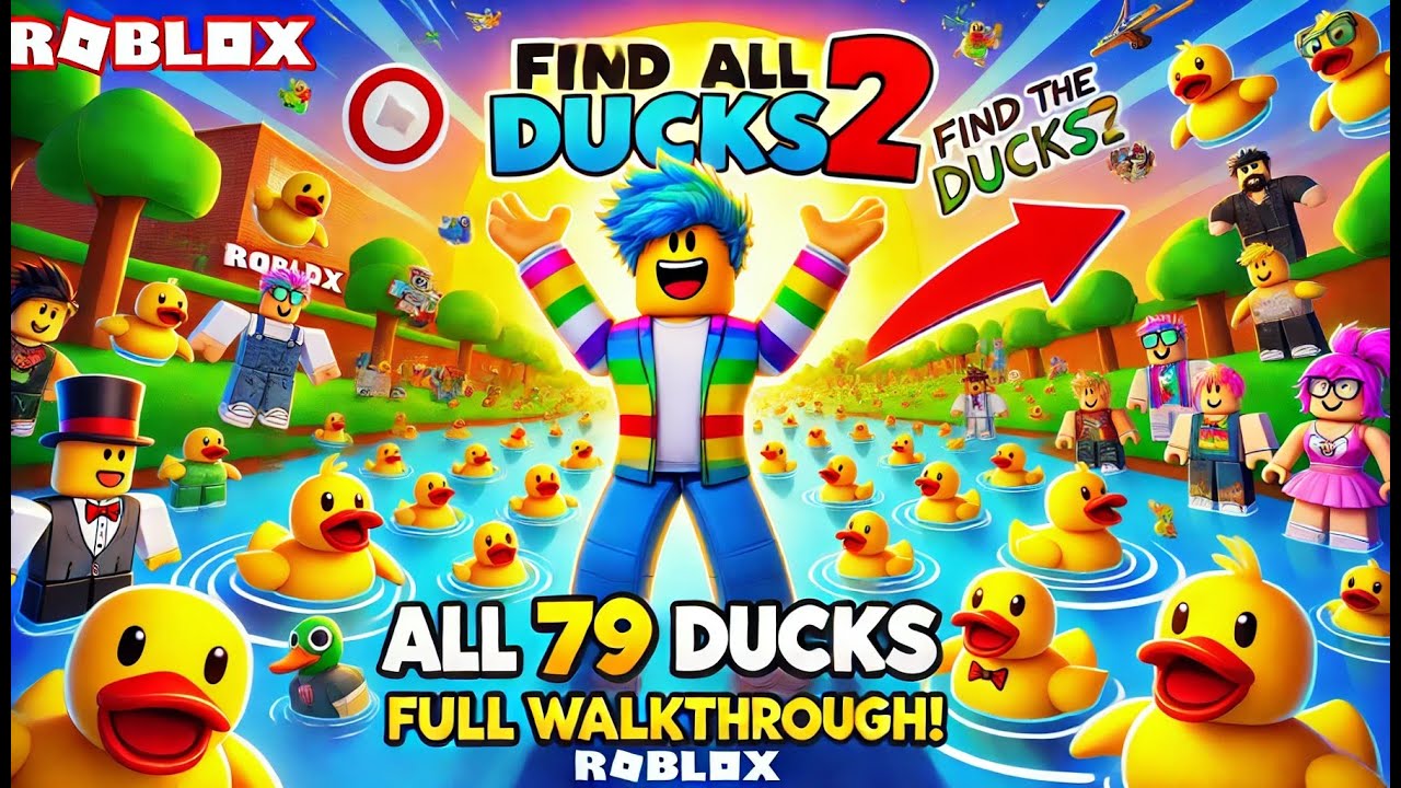 How to Find All 79 Ducks in Find The Ducks 2 (Roblox) - YouTube