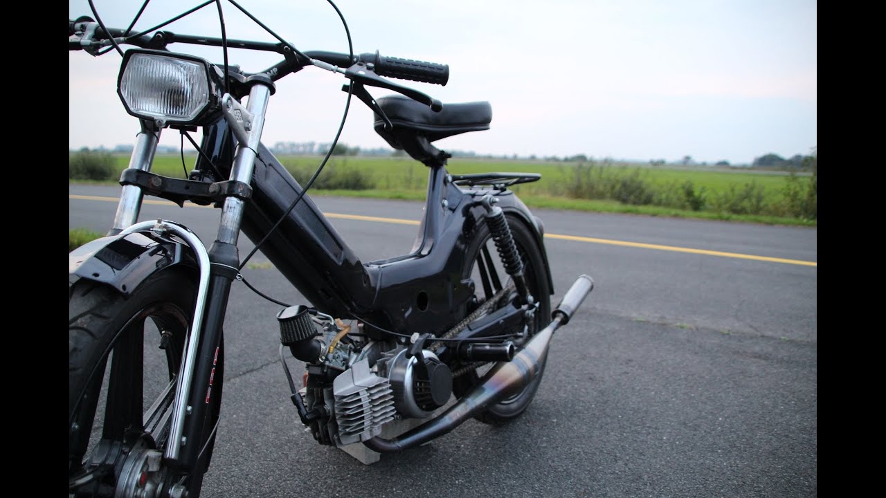 Polini Puch Stage 2 Puch Maxi 65ccm + Prüfstandslauf ! - YouTube