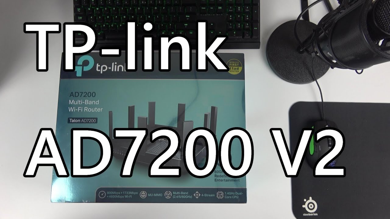 TP-Link Talon AD7200 V2 - 802.11ad router Overview - YouTube