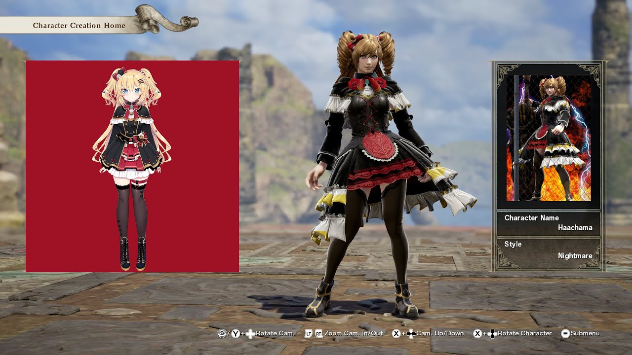 SoulCalibur 6; Haachama (Hololive) custom character video guide by Zeno ...