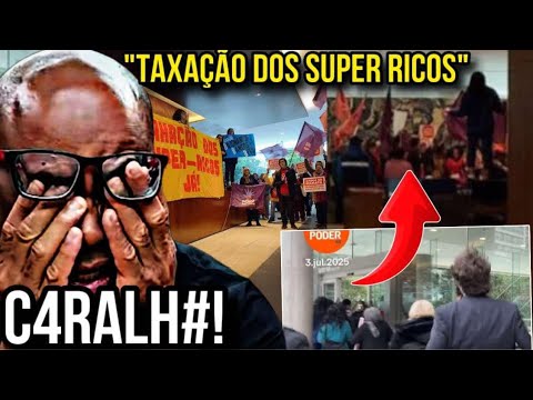 🚫ESQUERD1STAS INVADEM PRÉDIO DO ITAÚ NA FARIA LIMA