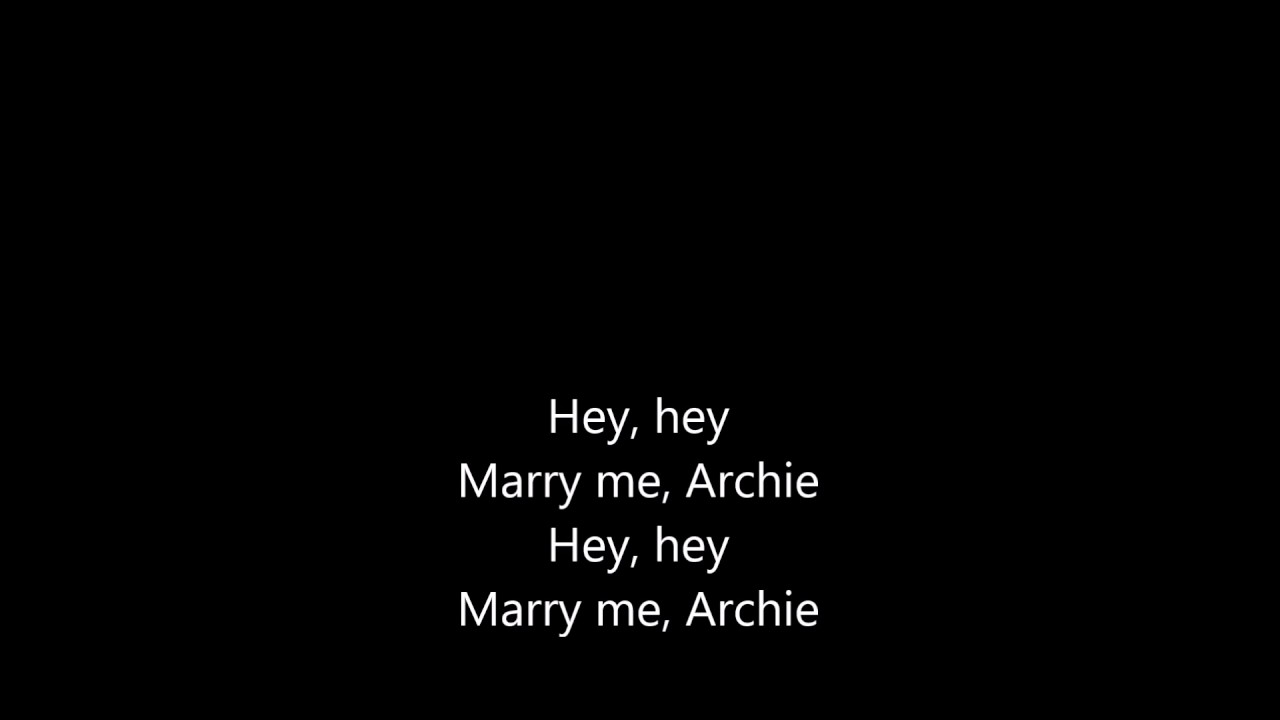 Alvvays - Archie, Marry Me (with lyrics) - YouTube
