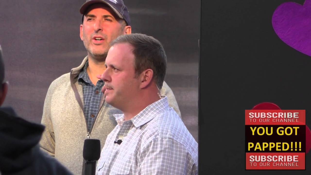Cousin Sal Iacono films a skit at Jimmy Kimmel Live in Hollywood - YouTube