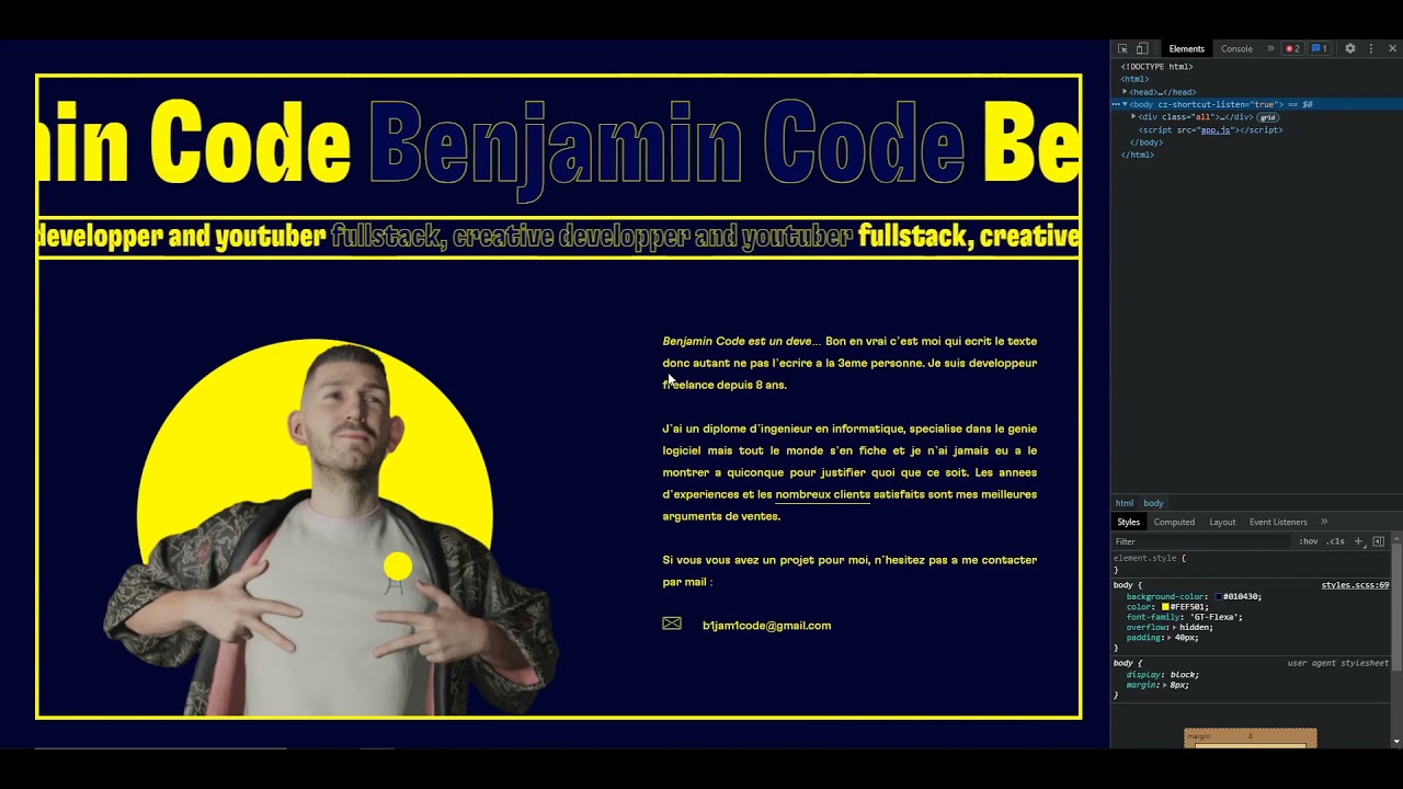 Website Overview: My final product for Benjamin Code's challenge - YouTube