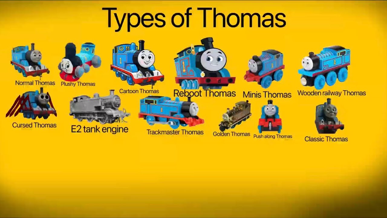 Types of Thomas - YouTube
