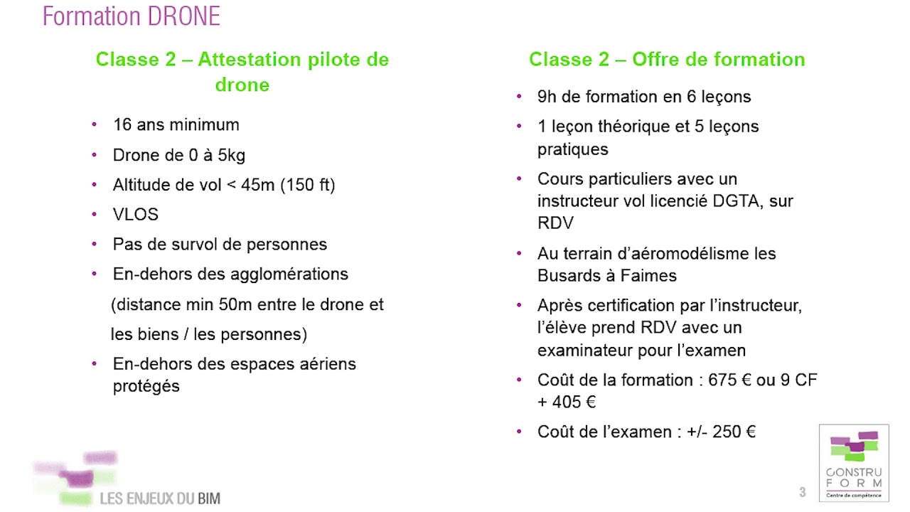 Séminaire CONSTRUFORM - Formations UAV IFAPME Liège-Huy-Waremme - YouTube