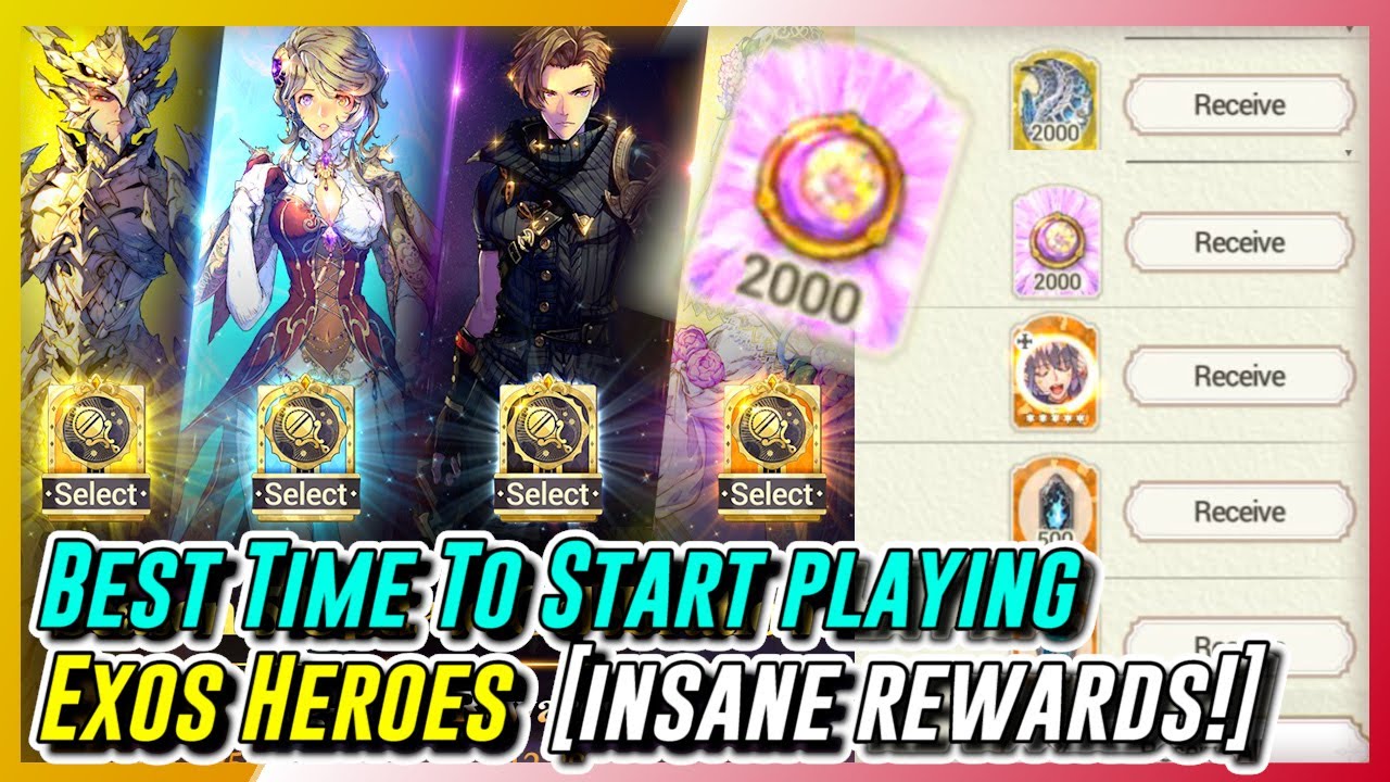 Best Time To Start Playing Exos Heroes! Massive Mind Blowing Free Gifts ...