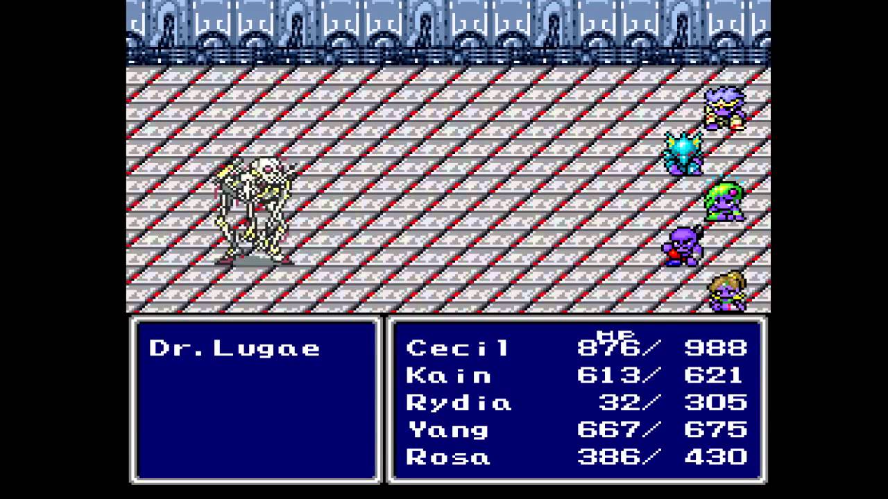 Final Fantasy IV Speedrun - Lugae 2 Updated Formation - YouTube