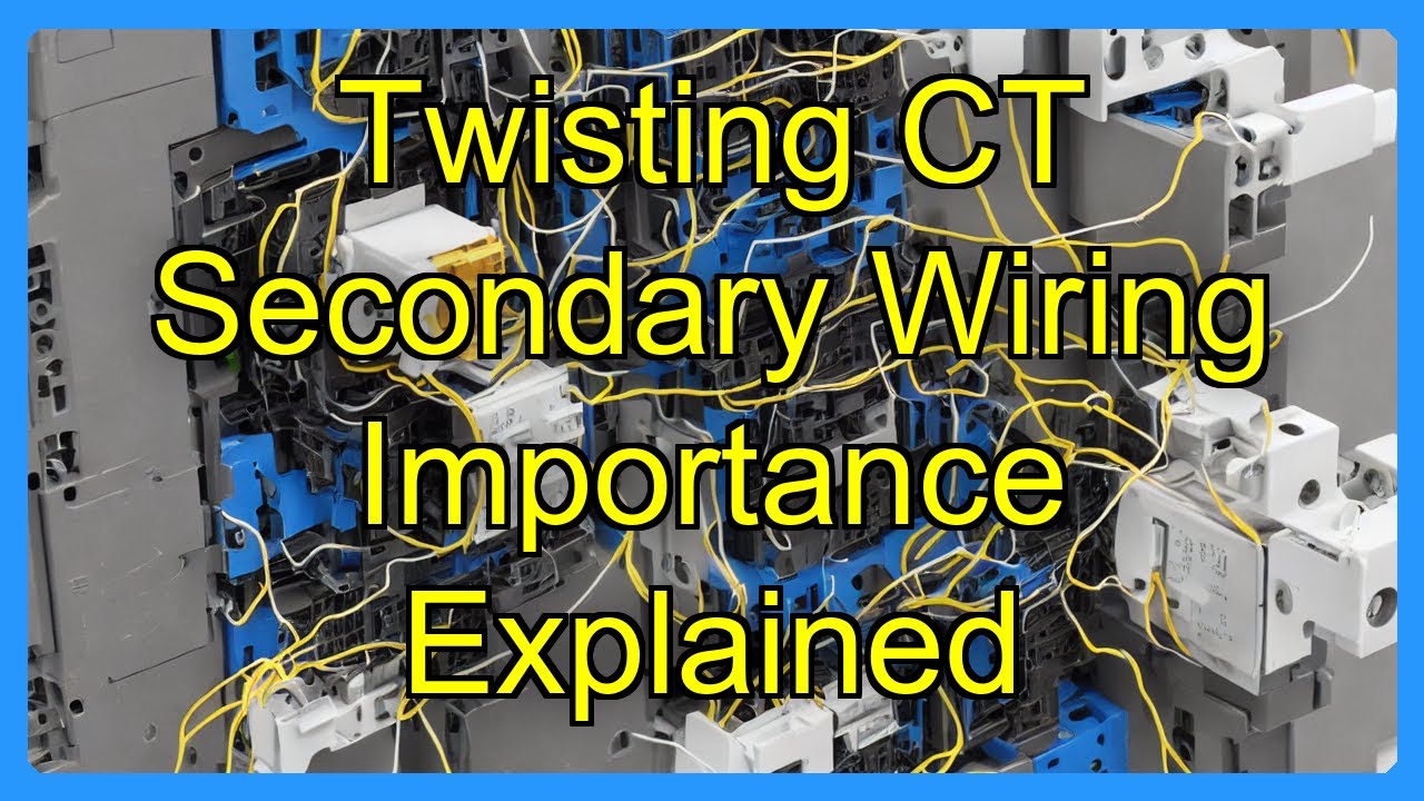 Twisting CT Secondary Wiring Importance Explained - YouTube