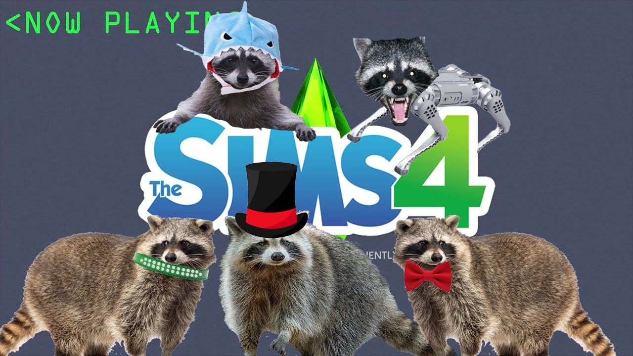 The Sims 4: Raccoon Manor - YouTube