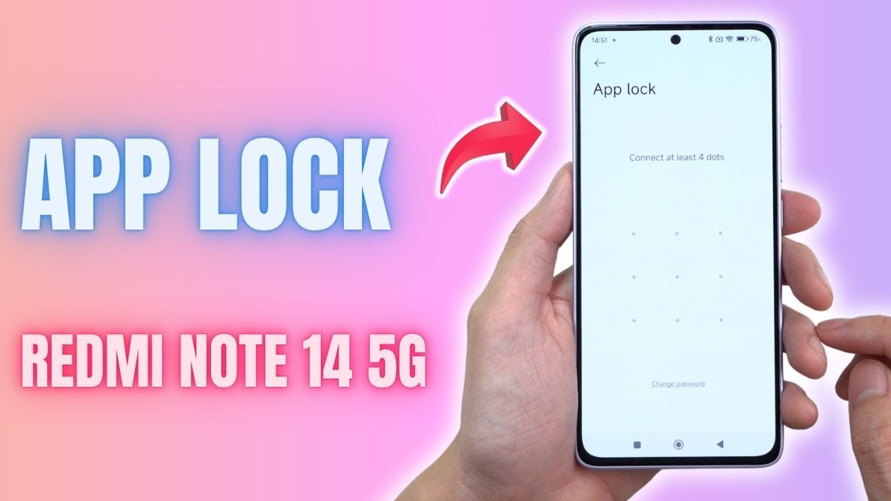 How to Lock Apps on Redmi Note 14 5G - YouTube