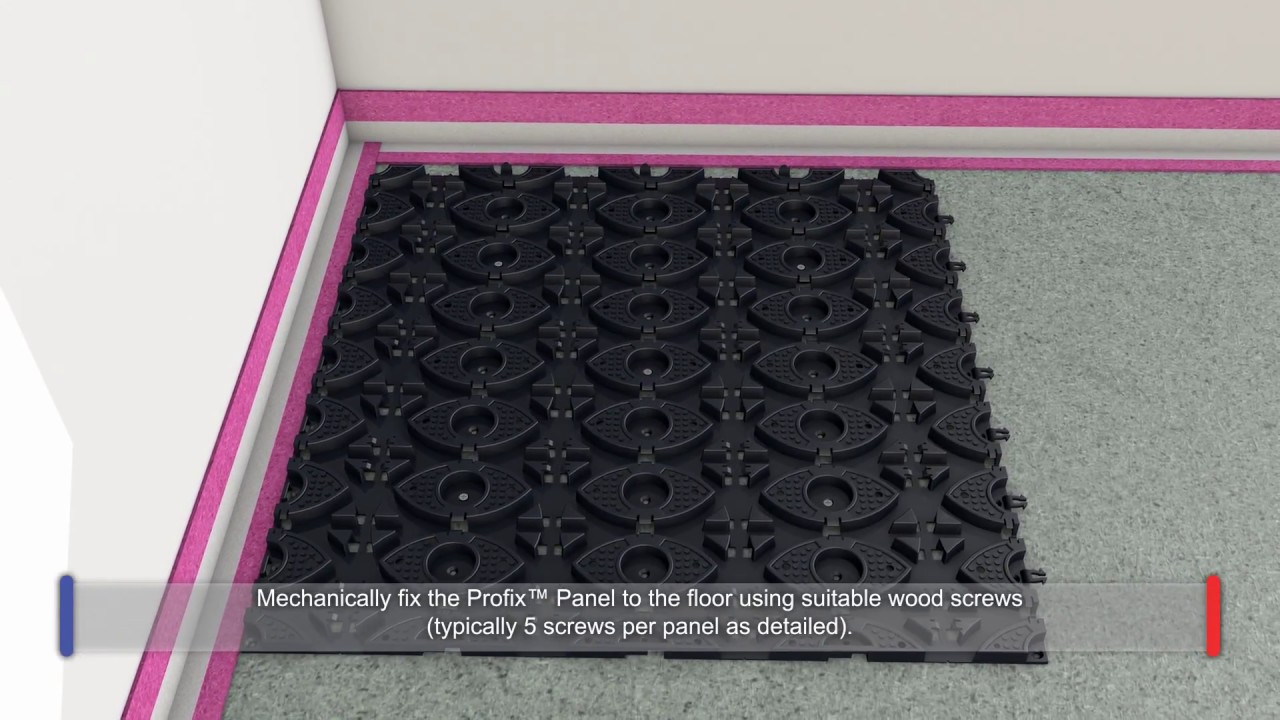 Installing the Profix Low Profile Screed System on Timber Floors ...