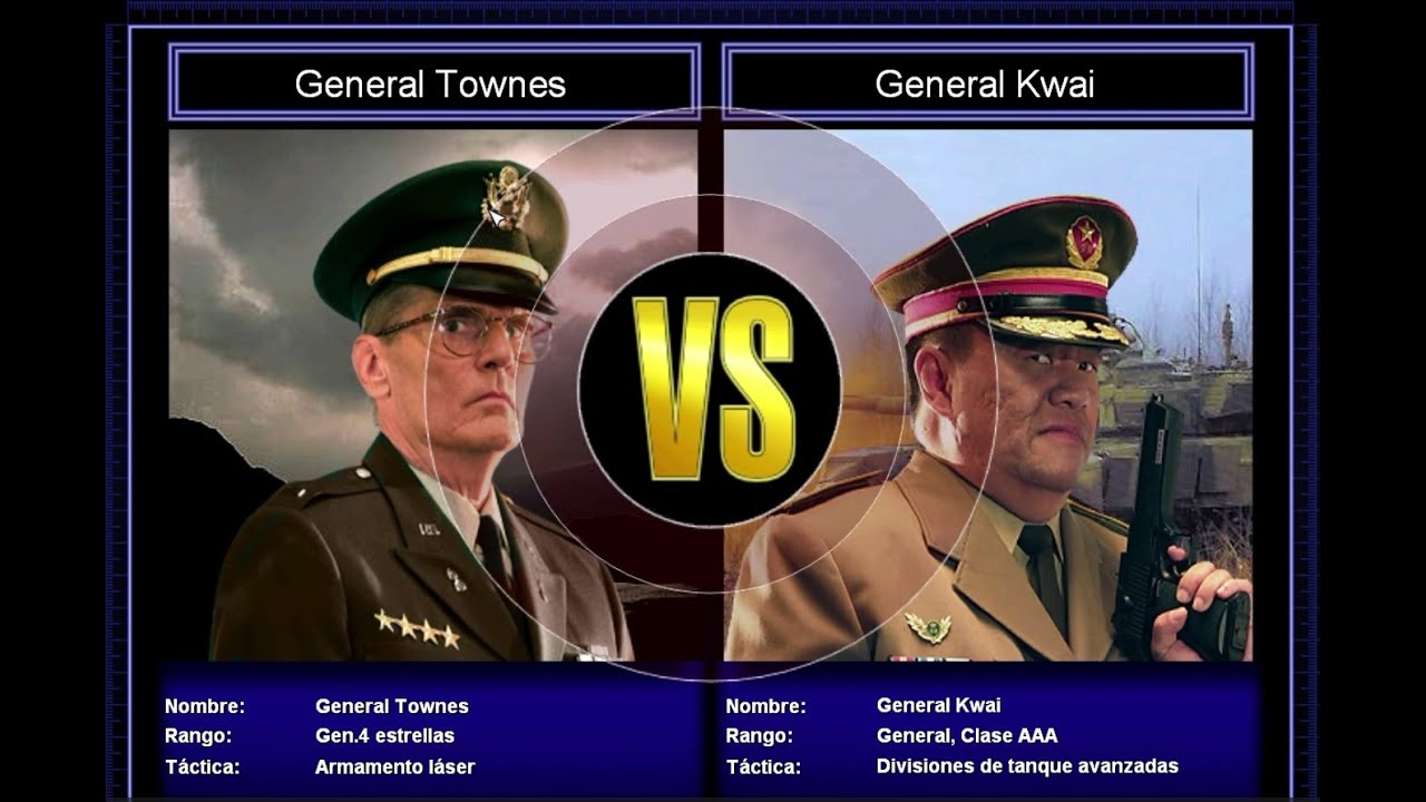 C&C Generals CHALLENGE 1 2 USA GENERAL TOWNES vs GENERAL KWAI - YouTube