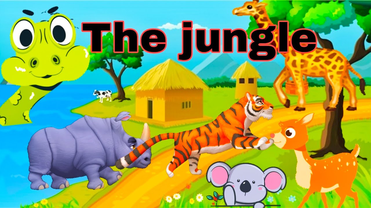 cartoon video | kids learning |Animal name | rhyme kids video for kids ...