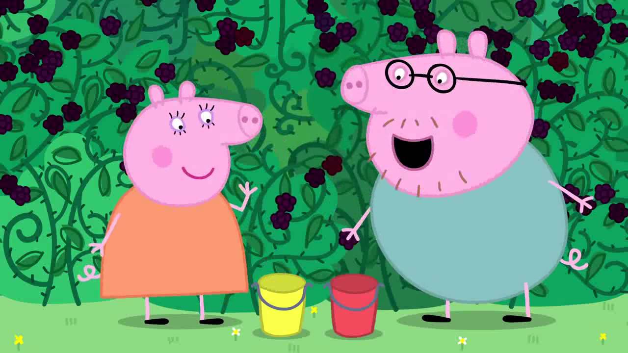 Peppa Pig - Mummy Pig In The Blackberry Bush 2 - YouTube