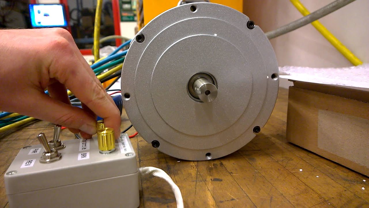 Second test Golden Motor 72V HPM3000B - YouTube