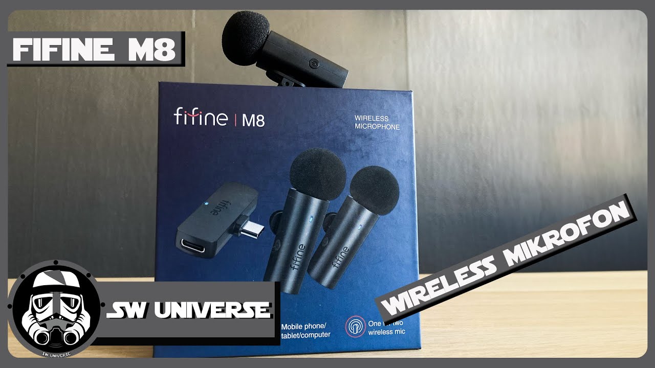 Megfizethető Wireless Mikrofon🎤|| Fifine m8 - YouTube