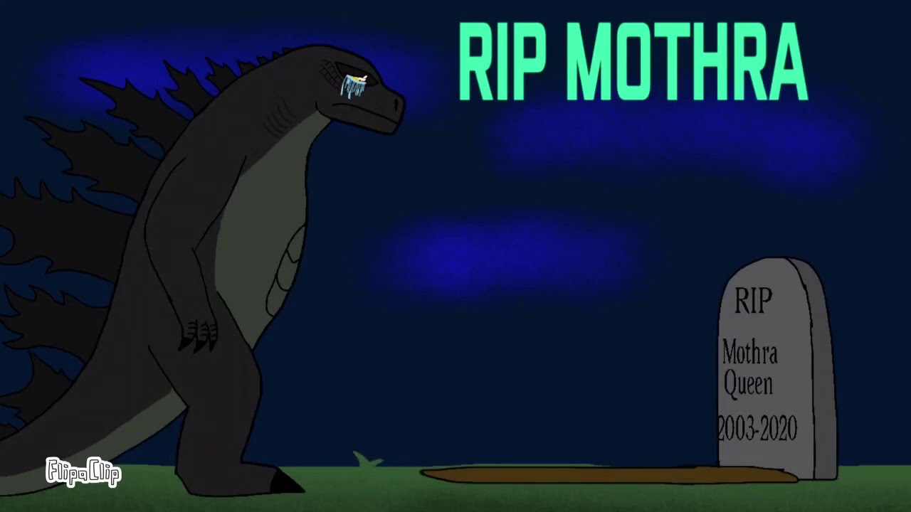 Godzilla and Friends art : RIP Mothra - YouTube